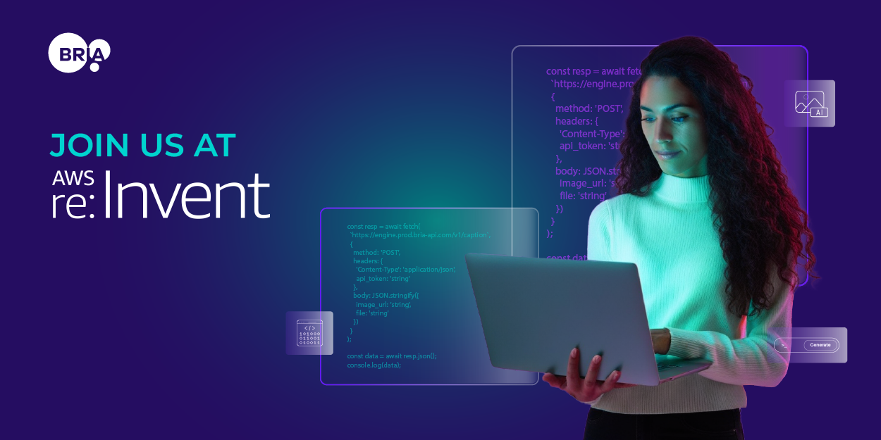 Bria AI at AWS re:invent